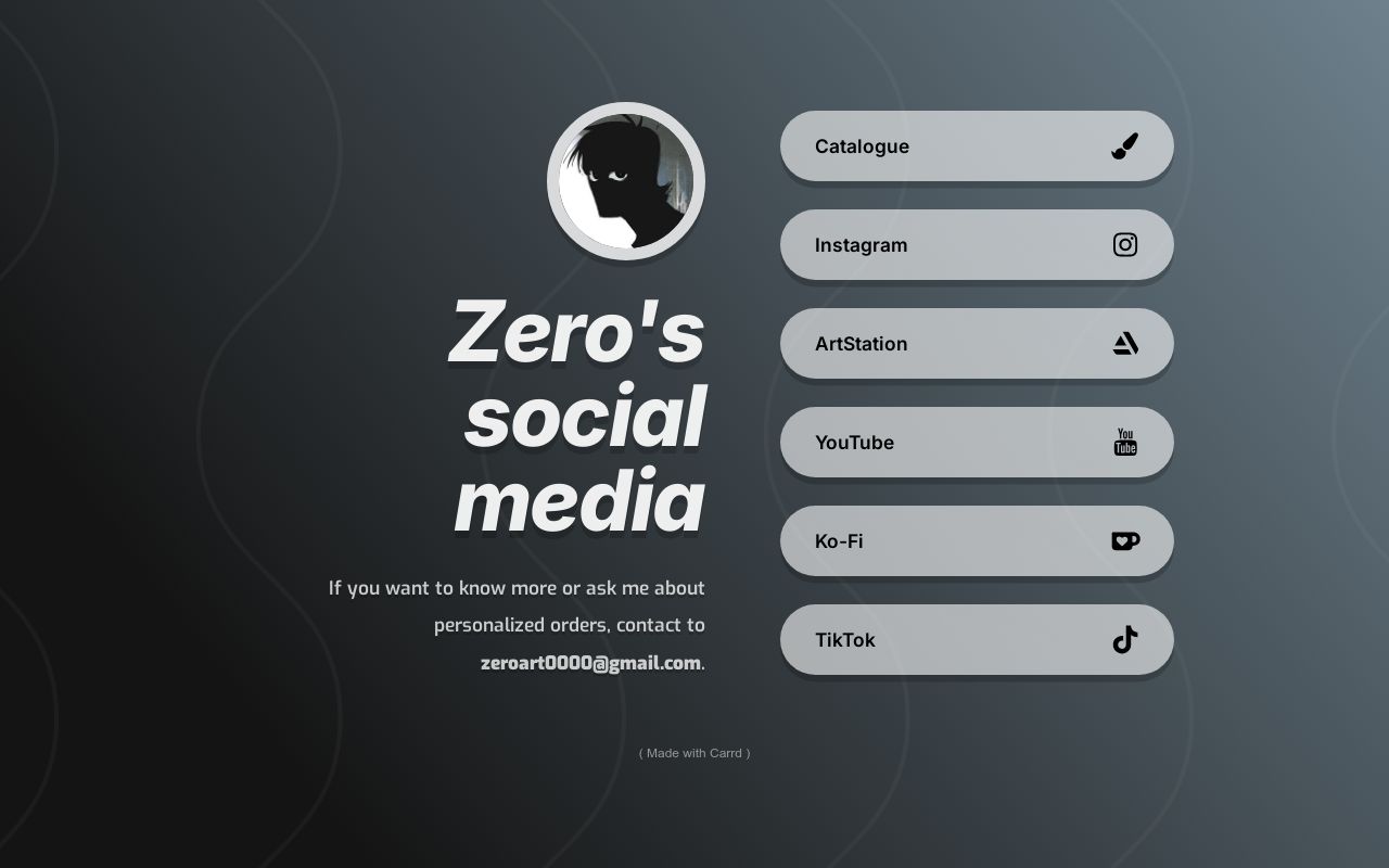 Zero's Social Media